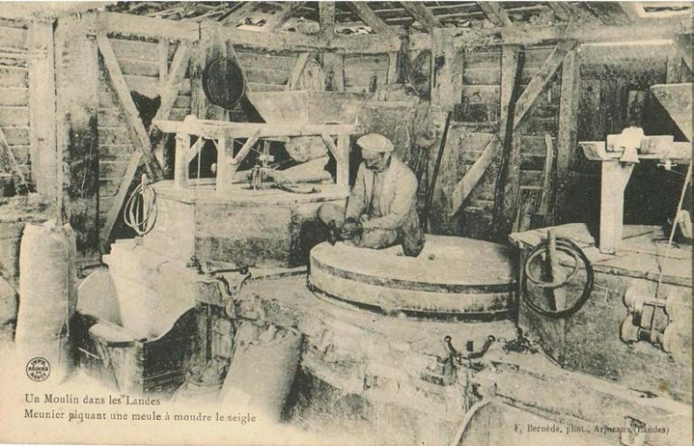 Meuniers et meunières du département des Landes il y a 100 ans ...